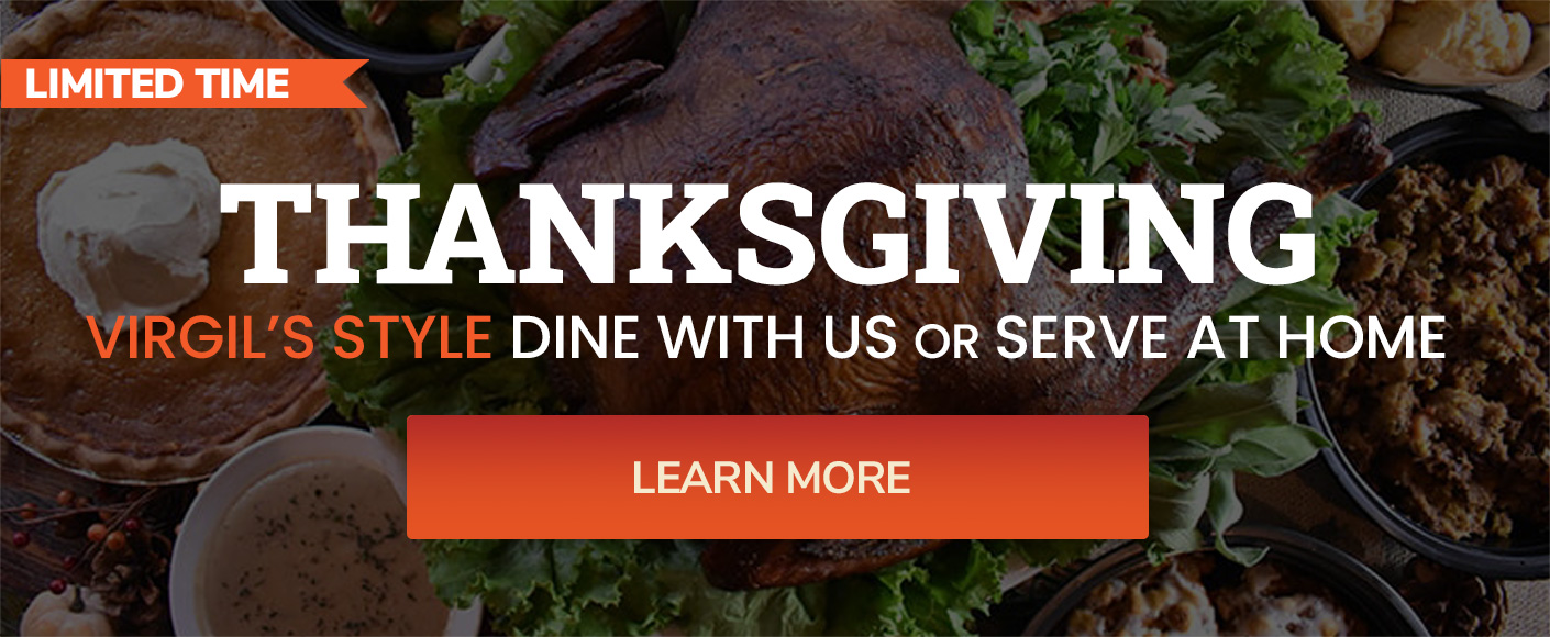 Virgil's BBQ Times Square NYC Menus | Dining Menu
